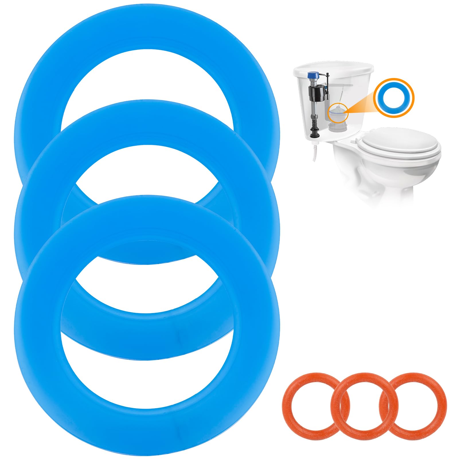 Flush Valve Seal for American Standard & Eljer Toilets, Upgraded ...