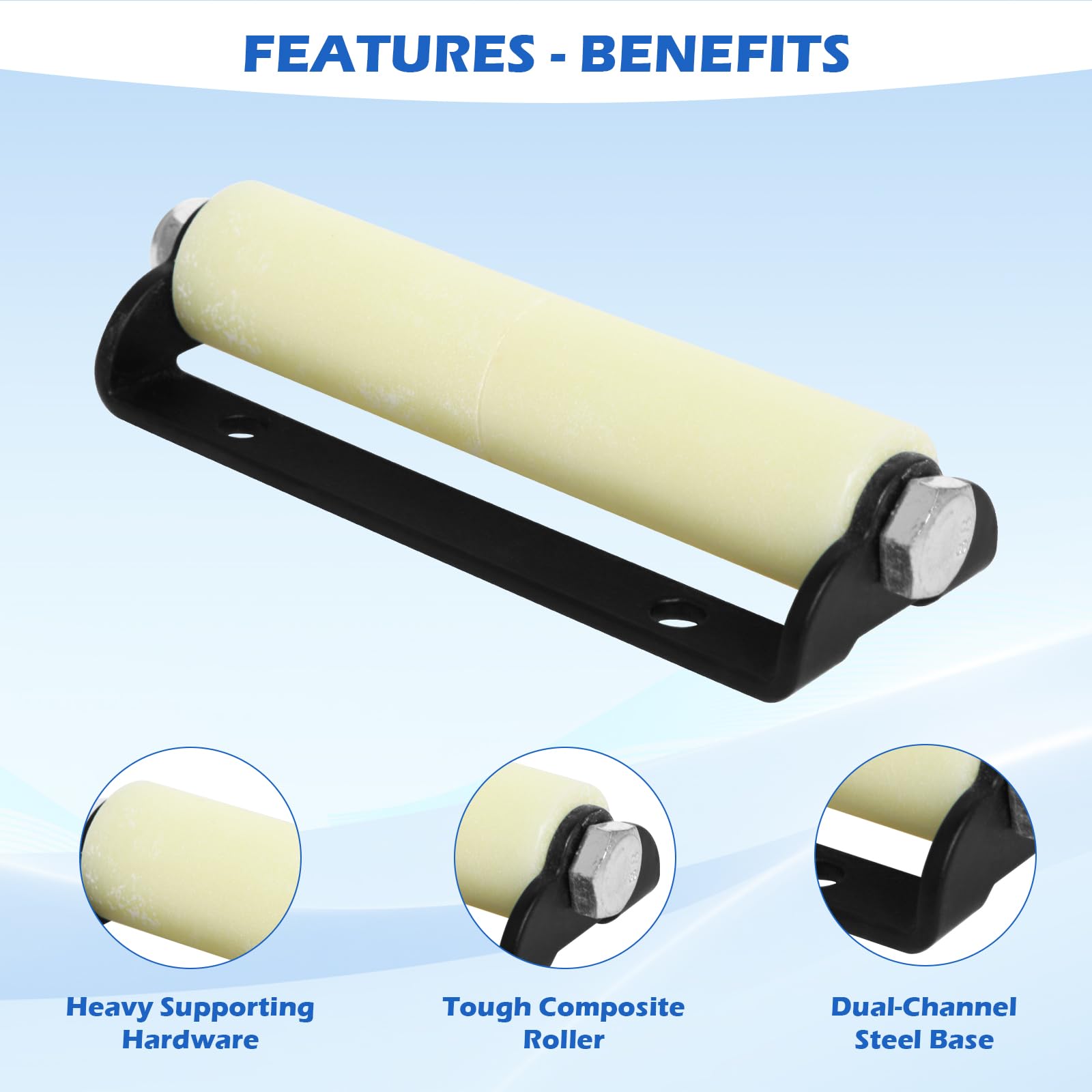Snapklik.com : Replacement Roller For RV Slide Out Nylon Roller Solid ...