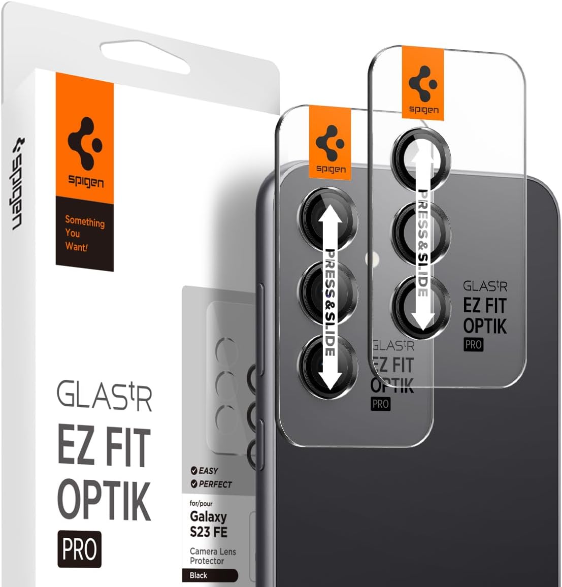Spigen Glas.tR EZ Fit Optik Pro Tempered Glass Camera Lens Protector ...