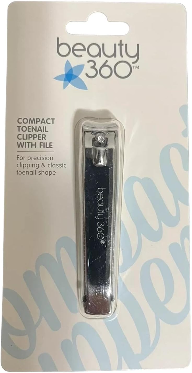 Amazon.com : Compact Toenail Clipper with File : Beauty & Personal Care