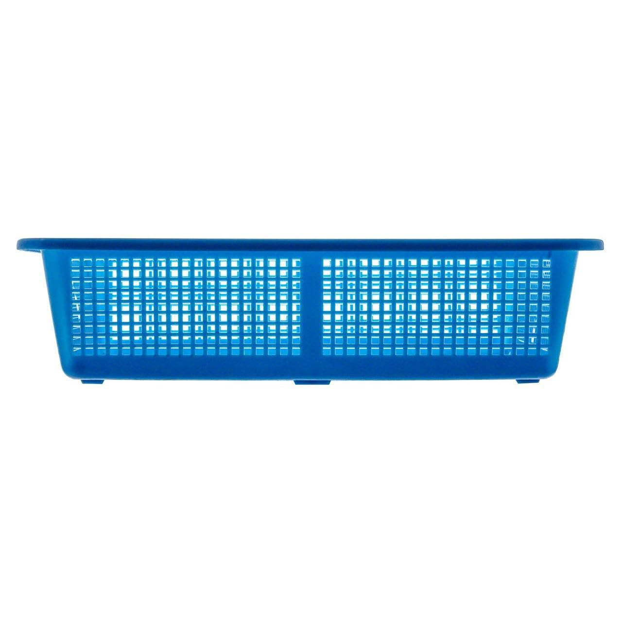 Snapklik.com : 21-3/4" X 17" Square Colander Strainer Basket Blue Color ...