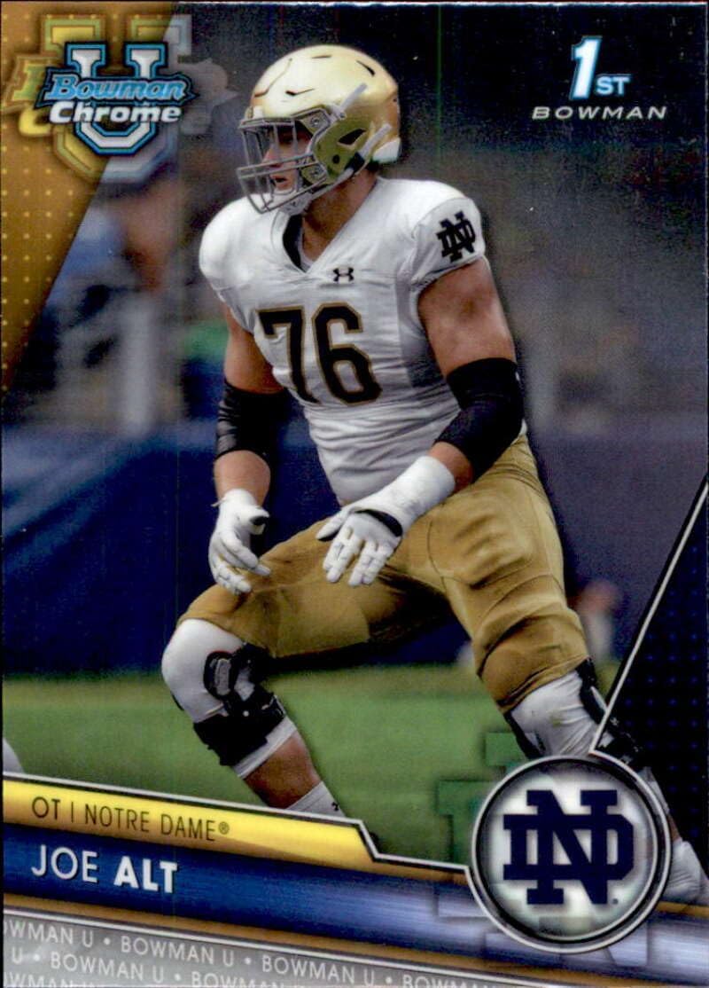 Amazon.com: 2023 Bowman University Chrome #111 Joe Alt Notre Dame ...