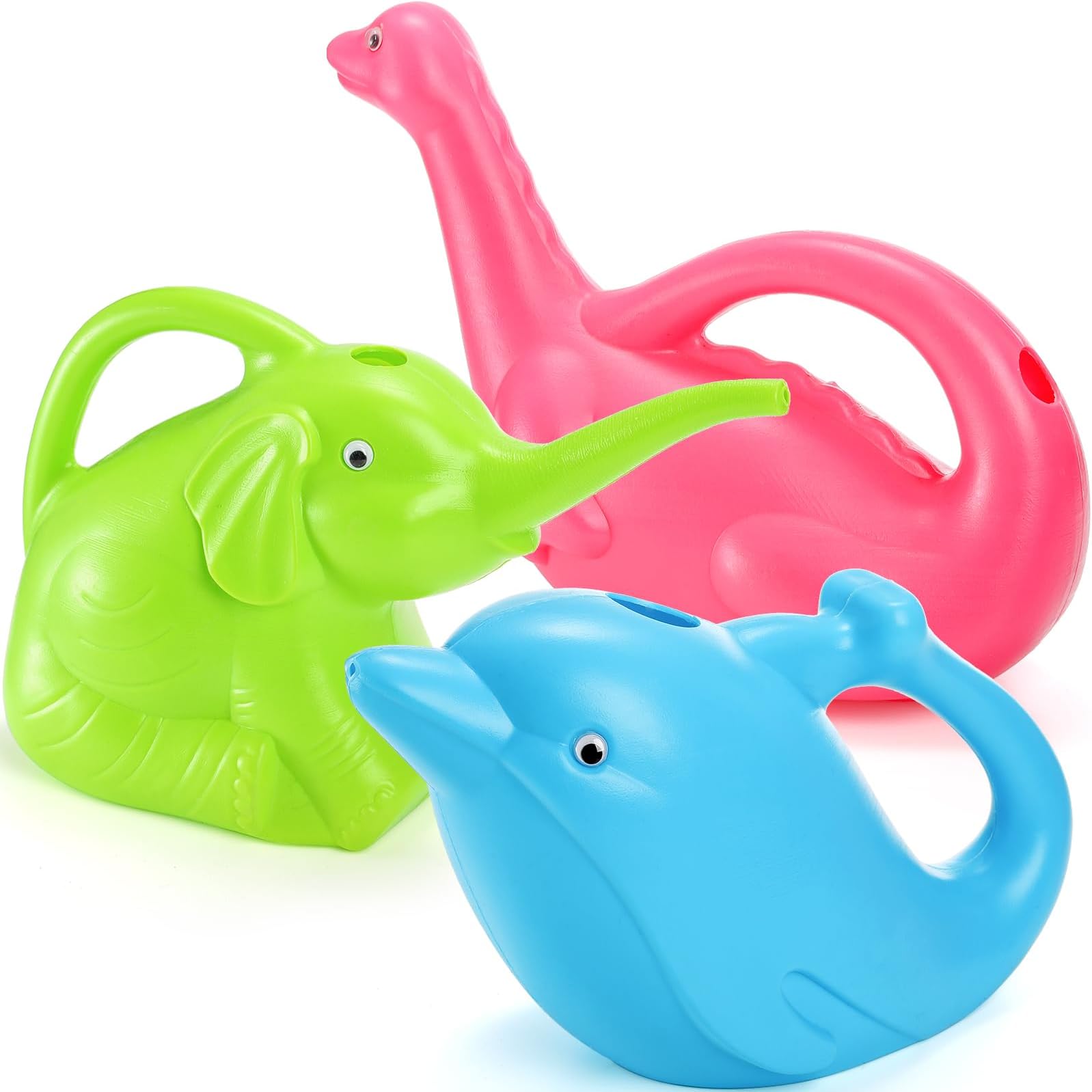Amazon.com: 12 Pieces Watering Can for Kids Bath Toys Plastic Small ...
