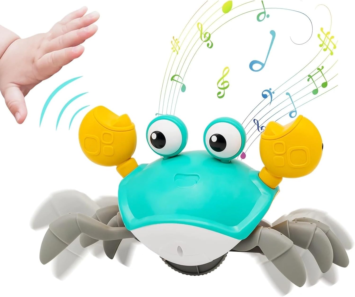 Amazon.com: XDR Crawling Crab Baby Toy with Music and Lights ...