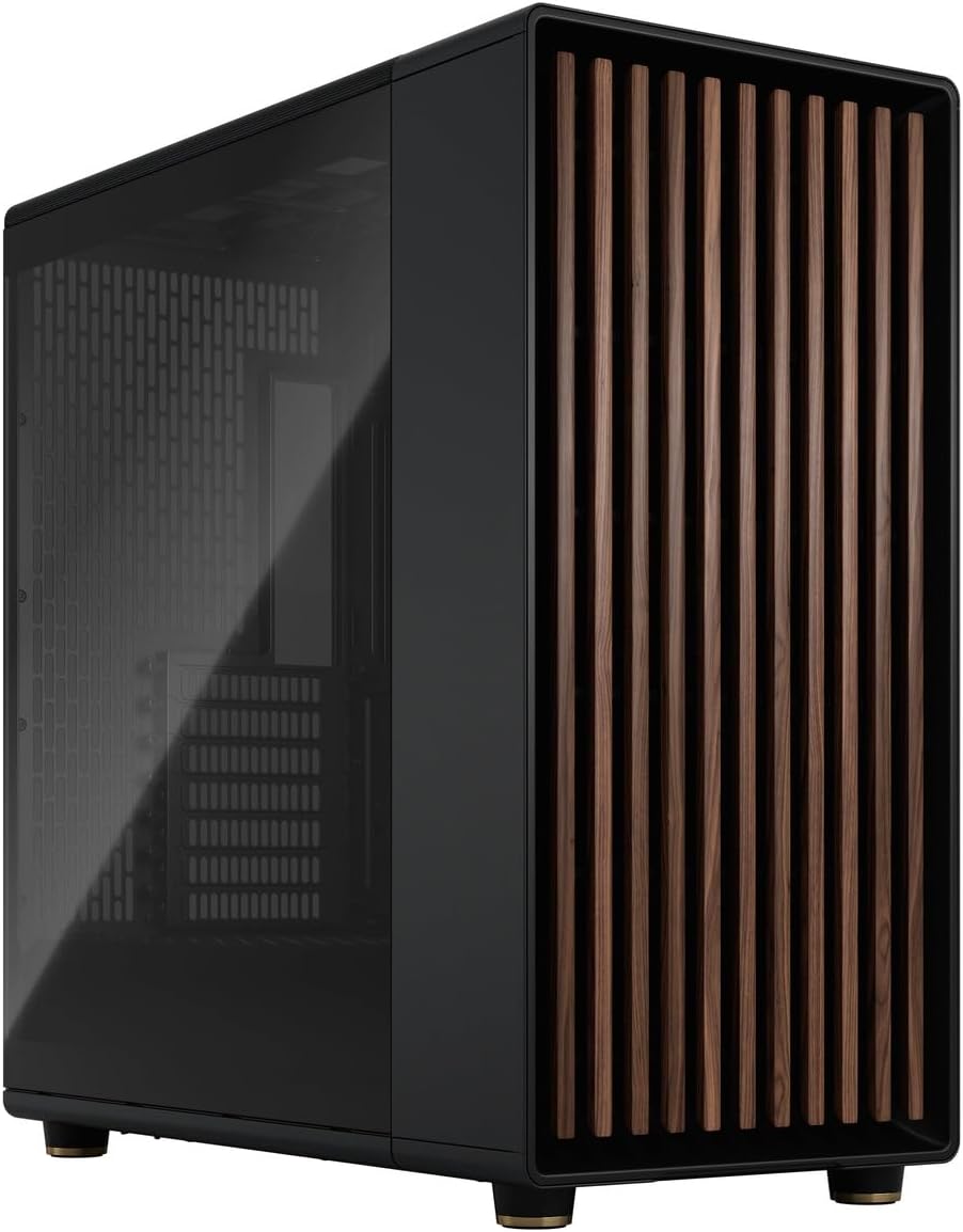 Amazon.com: Fractal Design North XL Charcoal Black TG Dark Walnut Wood ...