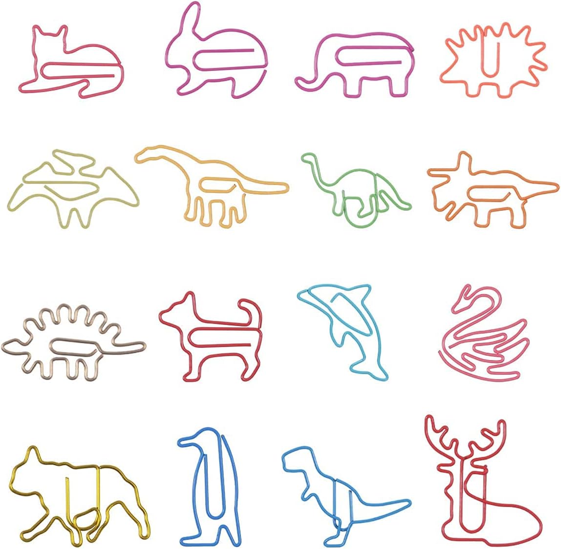 Amazon.com : Paper Clips for Kids Animal Shaped Paperclip Fun Paper ...