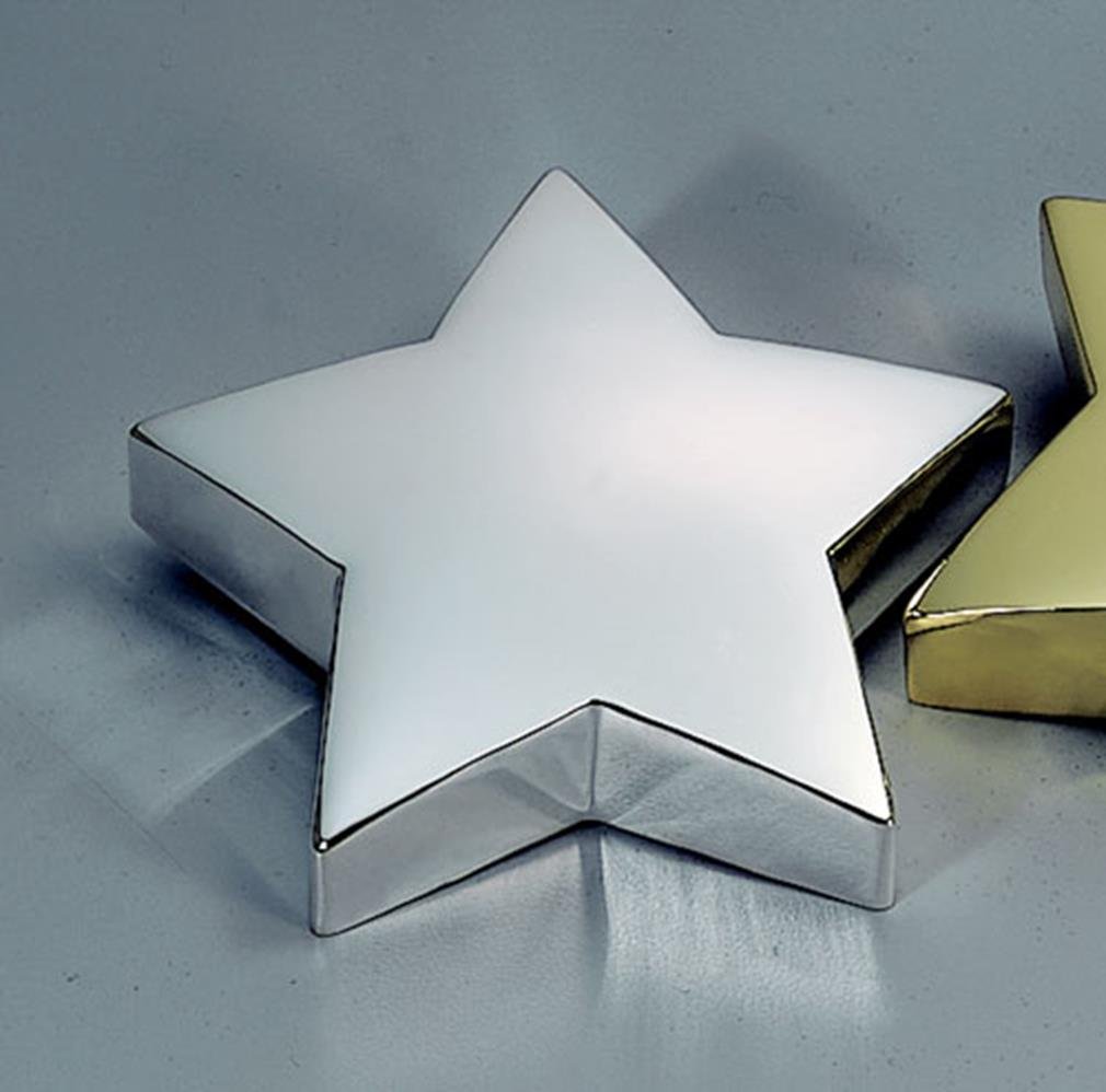 Amazon.com: Star Paperweight in Nickel Plated : Office Products