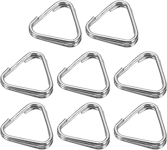 Amazon.com : PATIKIL Camera Strap Lug Ring, 8 Pack Metal Triangle Split ...