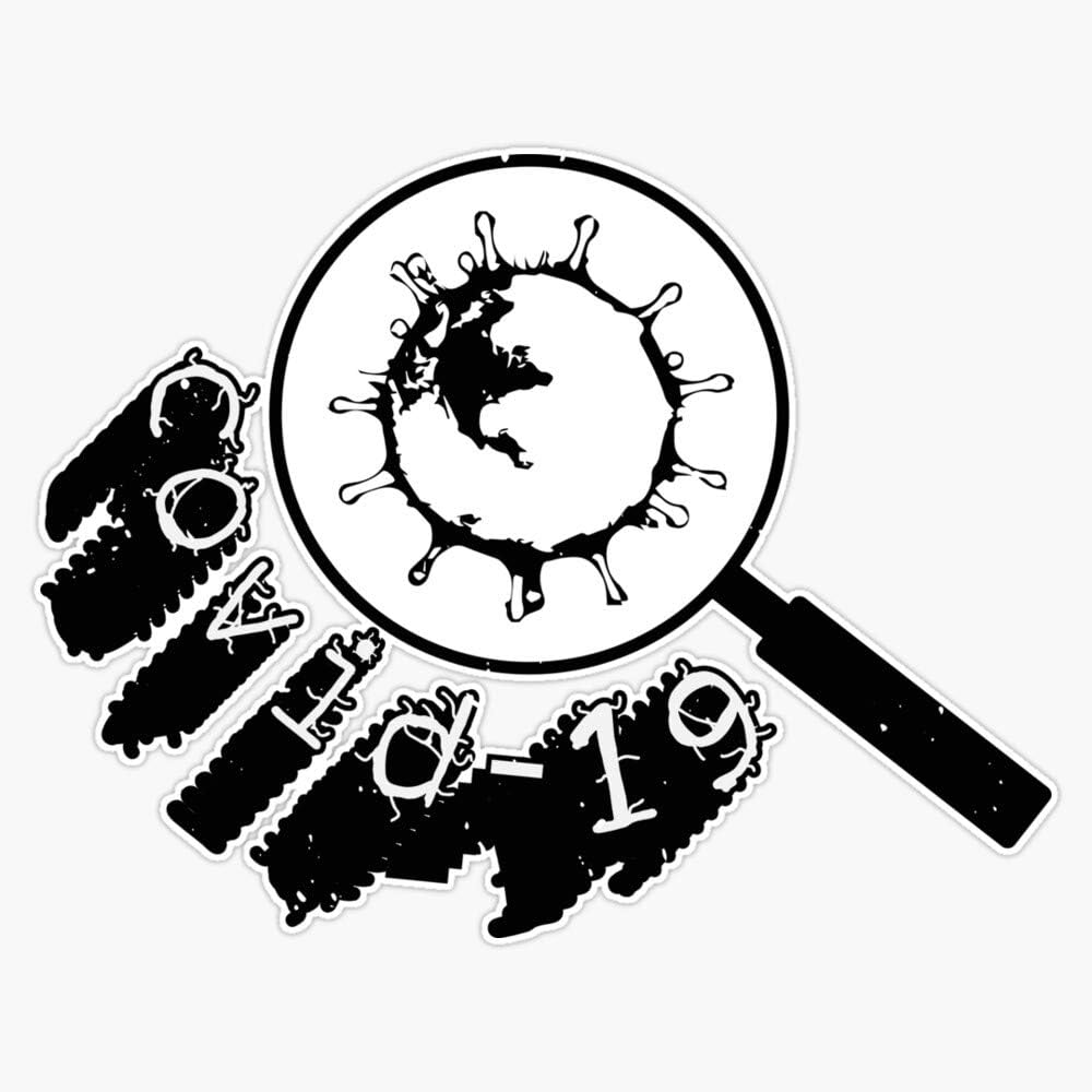 Amazon.com: Covid 19 Sticker Decal Vinyl Bumper Sticker 5" : Automotive