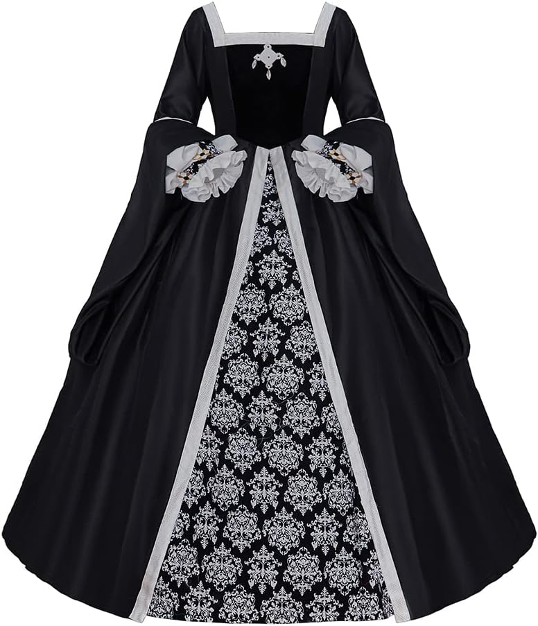 Amazon.com: Willyacos Queen Marie Antoinette Rococo Ball Gown Gothic ...