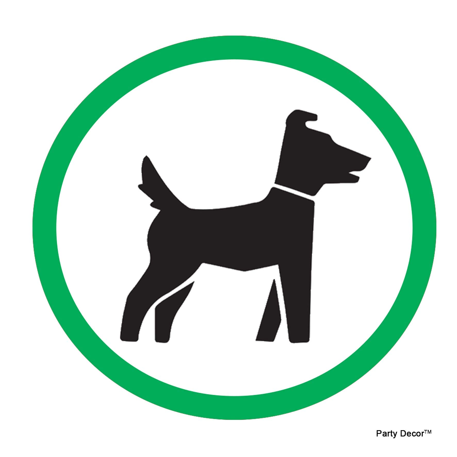 2 x Dog Waste Bin - Pictogram - Info Sign Removable Self Adhesive ...