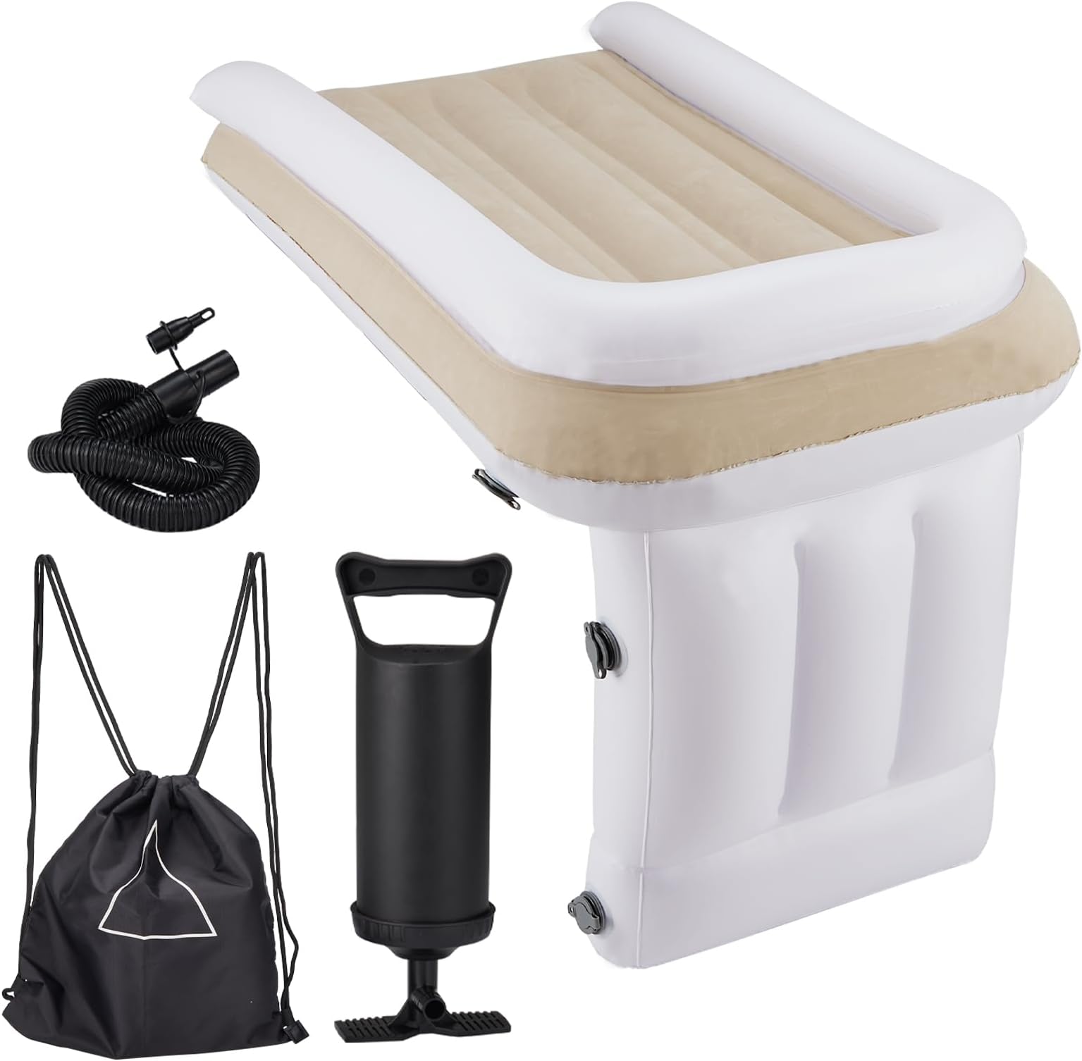 Intex Colchon Cama Inflable Viaje para Niños + Funda + Bomba : Amazon ...