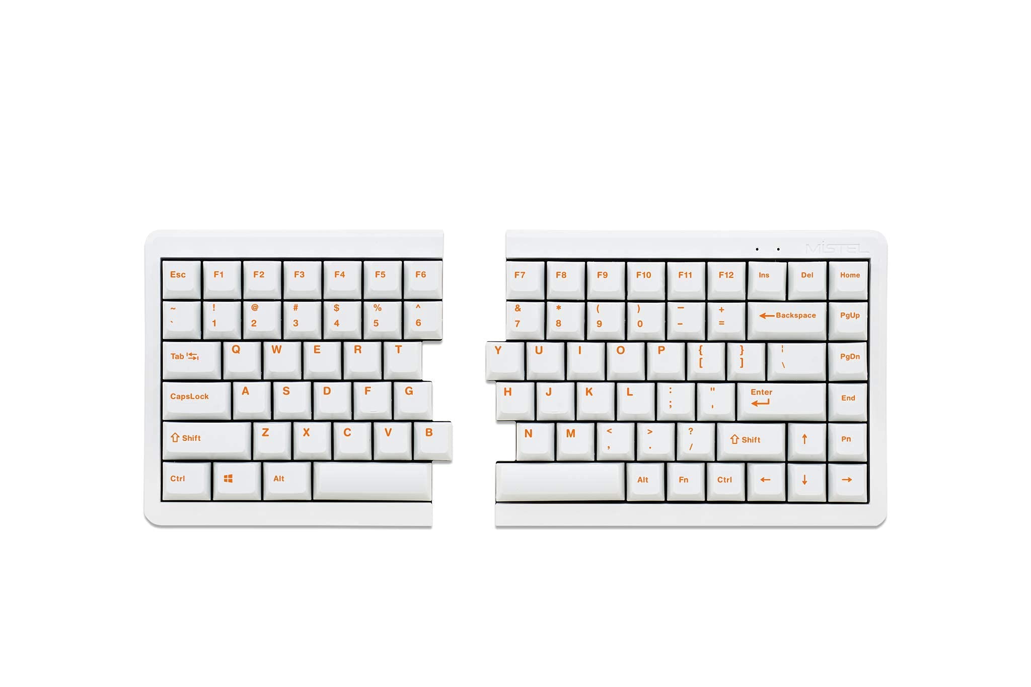 Mistel Md770 Rgb Led Backlit Tkl Split Mechanical Keyboard Cherry ...