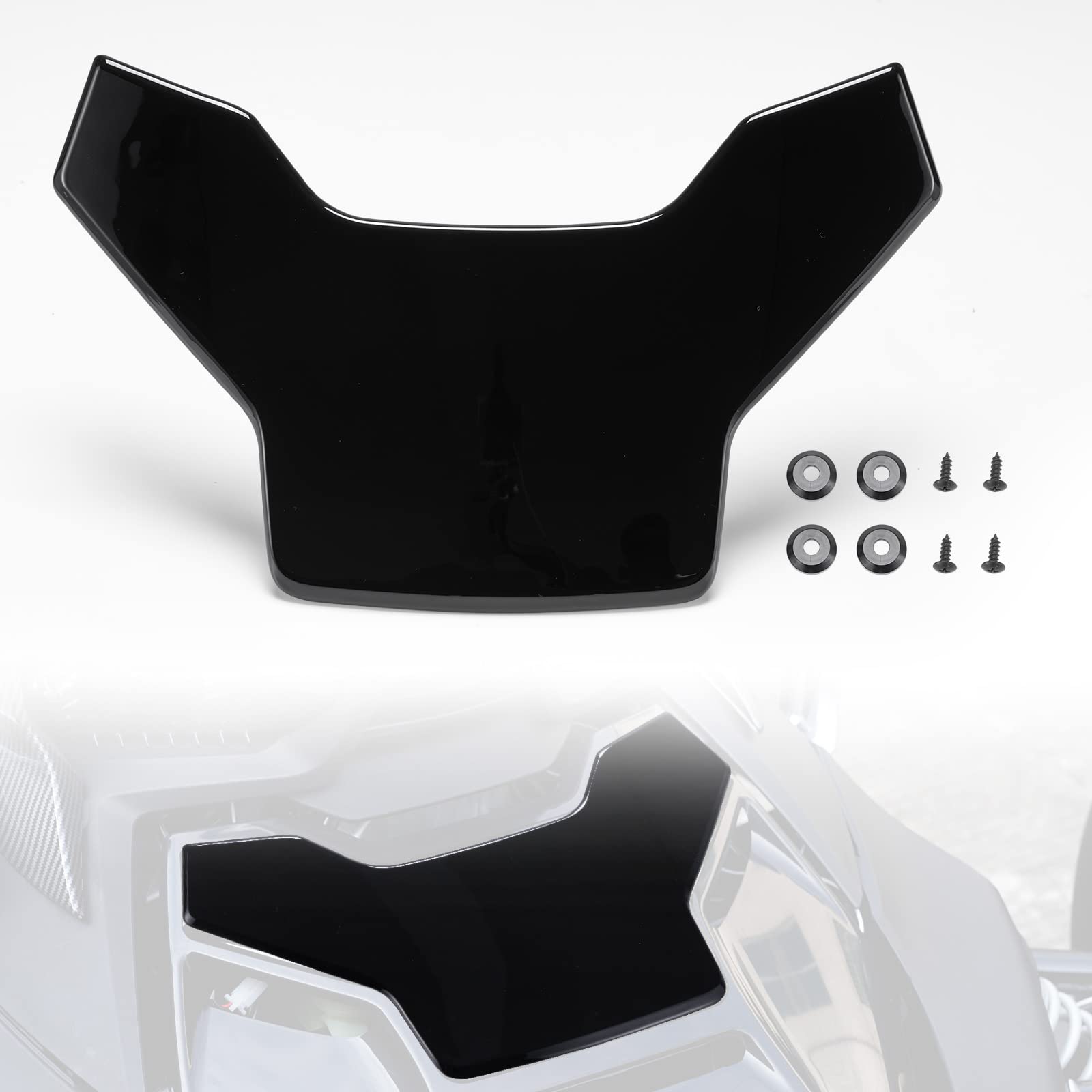 A & UTV PRO Black Classic Hood Accent Epic Panel for Can Am Ryker ...