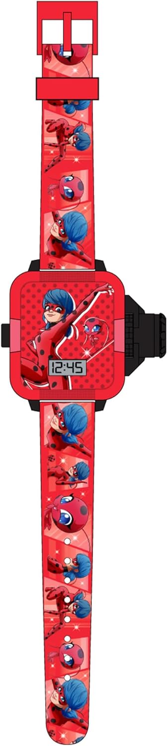 Amazon.com: Accutime Kids Miraculous Ladybug Digital Flashing LCD ...