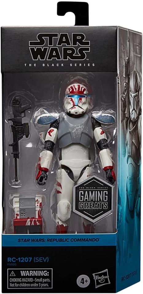 Hasbro RC-1207 REPUBLIC COMMANDO FIG 15 CM STAR WARS GAMING GREATS ...