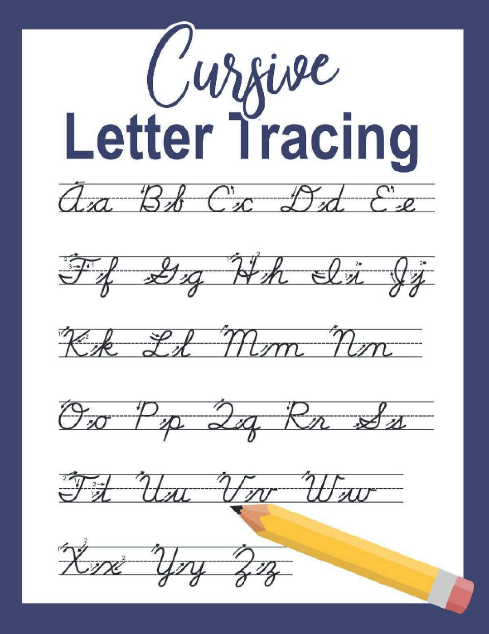 Cursive Letters Tracing Guide Tracinglettersworksheetscom