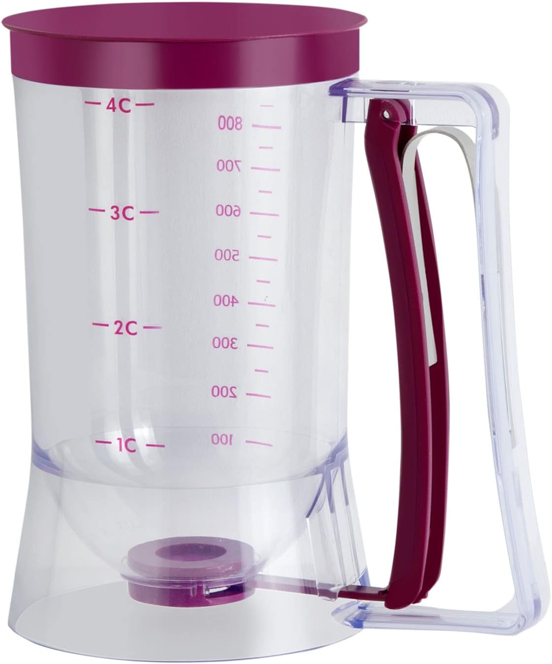 Amazon.com: Pancake Batter Dispenser - 900ml Capacity or 4 Cups with ...