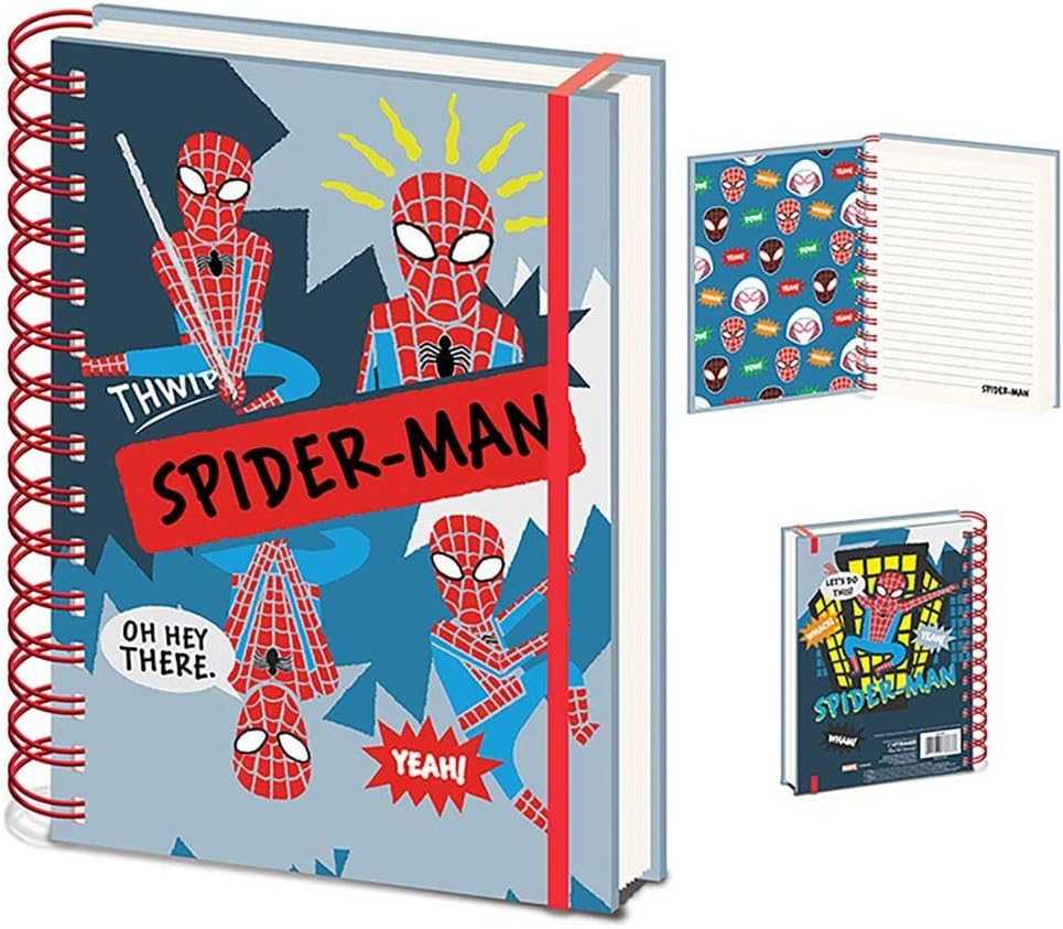Marvel A4 Spiderman Notebook : Amazon.co.uk: Stationery & Office Supplies