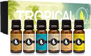 Amazon.com: Tropical Gift Set of 6 Premium Grade Fragrance Oils ...