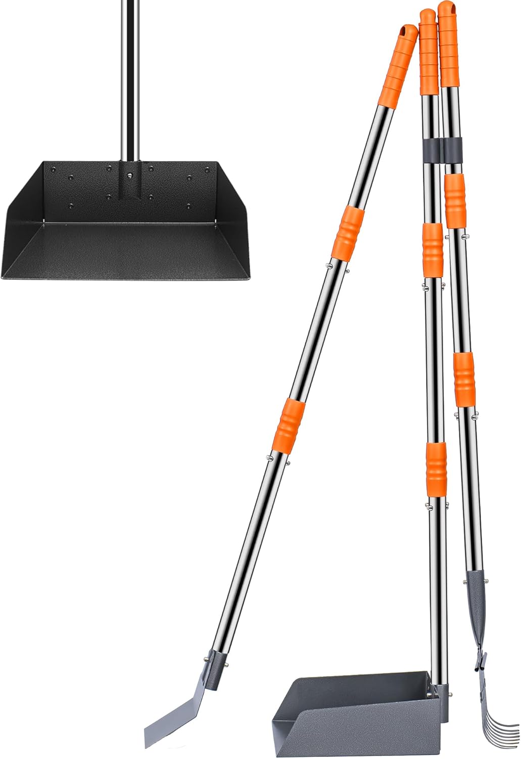 Amazon.com : Niubya Pooper Scooper for Dogs, Metal Poop Scooper Tray ...