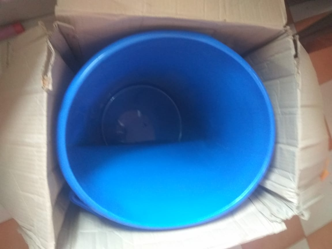 mastBus Plastic (1 Pc 60 Liter Blue Big Swing-Lid Dustbin For Home ...