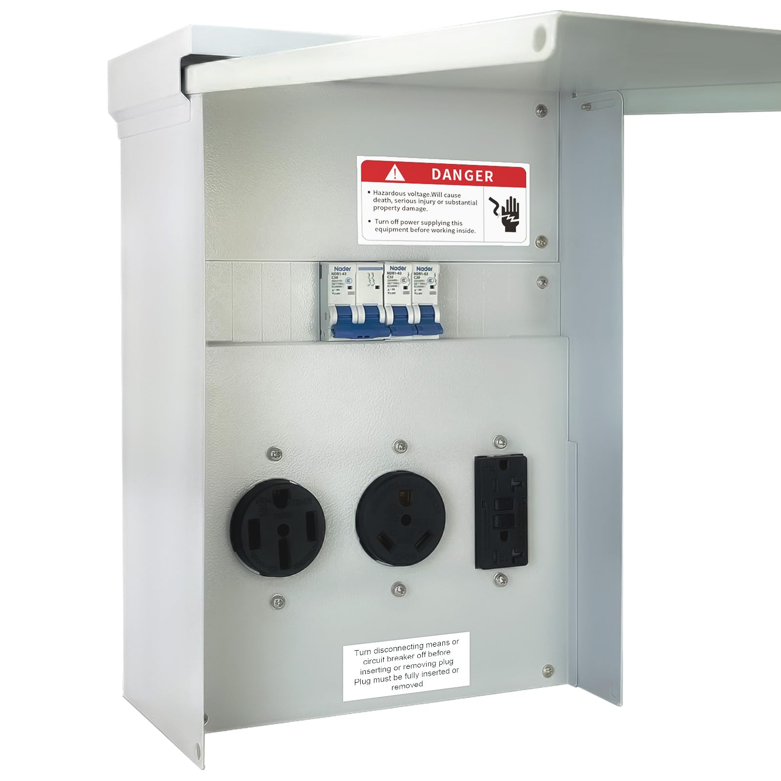 Snapklik.com : Kinchoix Temporary Power Outlet Panel, RV Electrical 20 ...