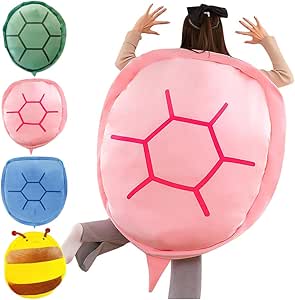 Tumfvid Wearable Turtle Shell Pillow, Bee Shell Plush Pillow Wearable ...