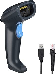 Amazon.com : OBZ QR Code Scanner 2D Hand Scanner 1D USB Handheld Barcode Scanner PDF417 Data ...