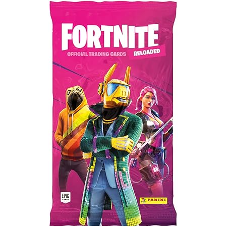 Panini 5x Fortnite Reloaded TCG Booster Packs (5 Booster Packs ...