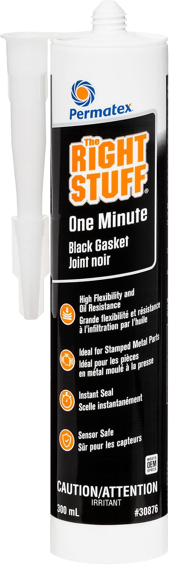 Permatex 30876 The Right Stuff Black Instant Gasket Maker, 300ml ...