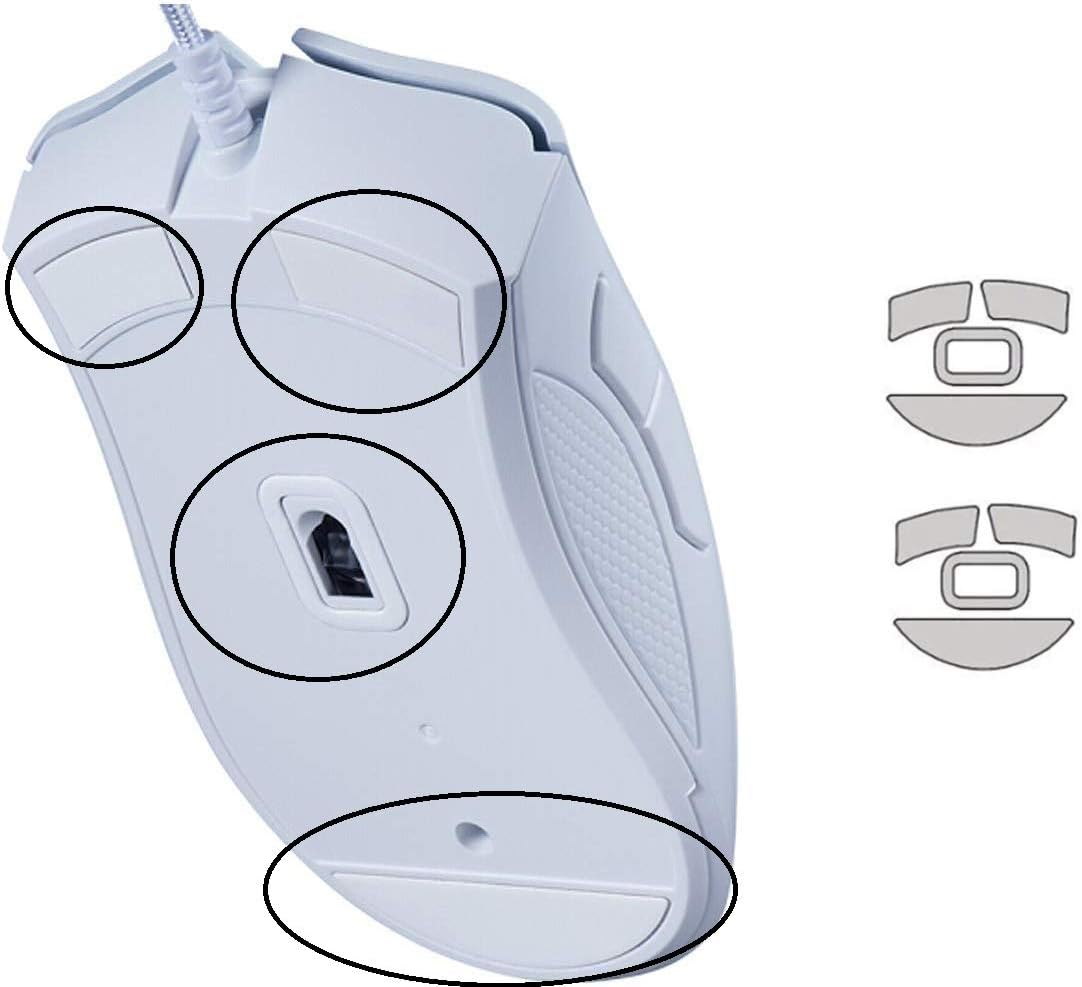 Amazon.com: Mouse Feet / Skates Pads for Razer Deathadder v2 Gaming ...