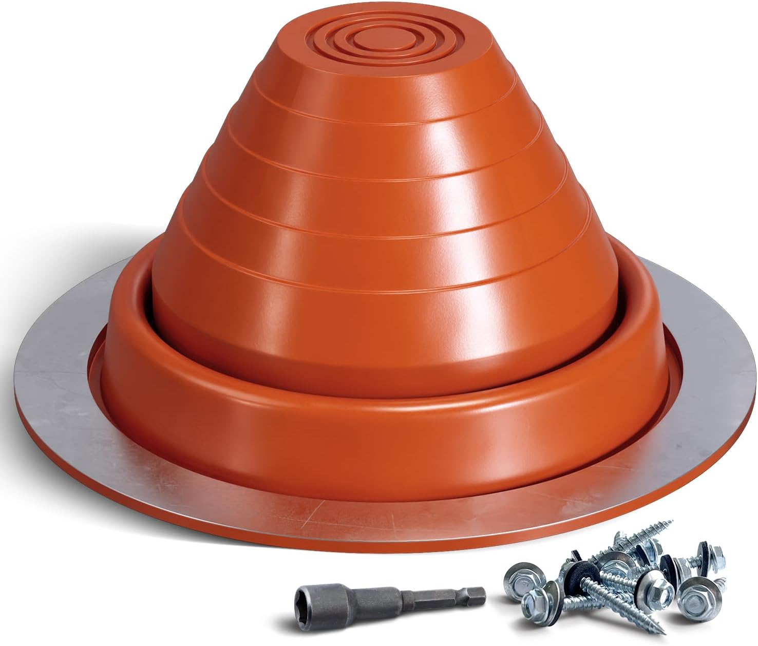 DEKTITE #1 (DF101G) Gray EPDM Flexible Round Pipe Flashing Dektite ...