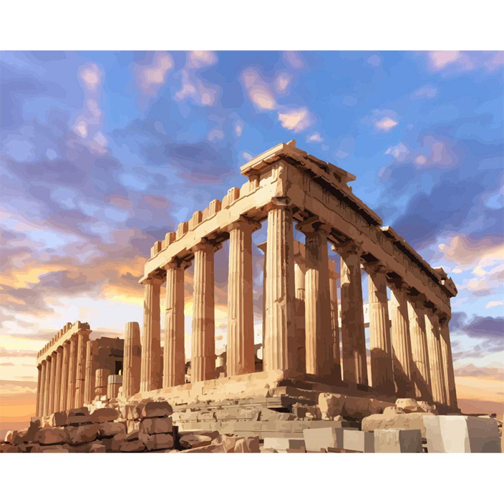 Parthenon Drawing For Kids