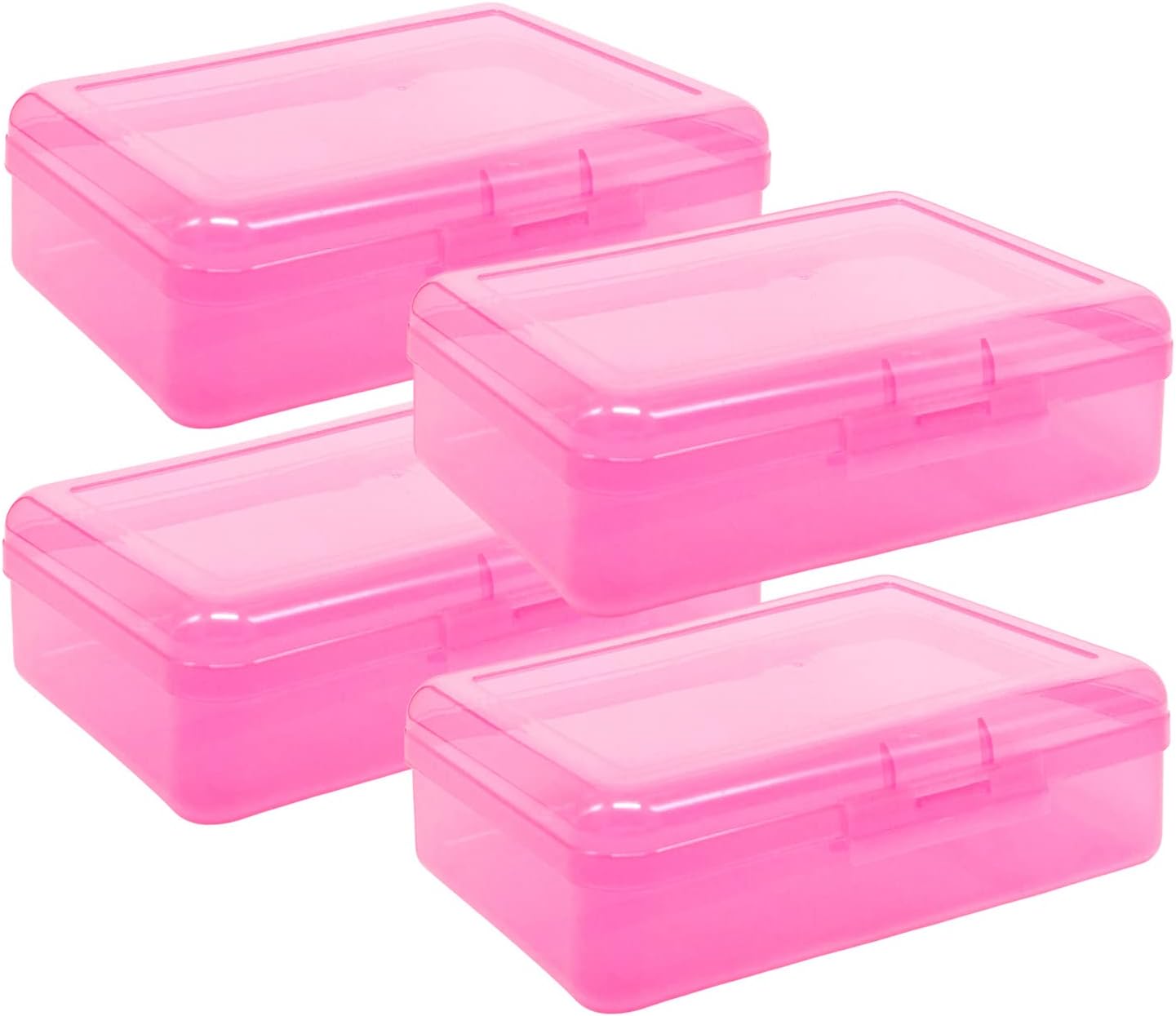 Amazon.com: Ykimok Large Capacity Clear Pencil Box, Pencil Case ...