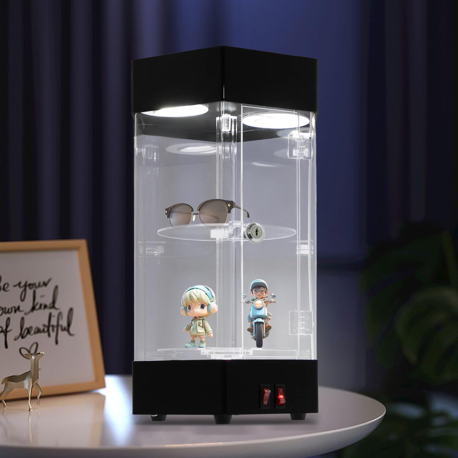 Hexagonal Acrylic Display Case