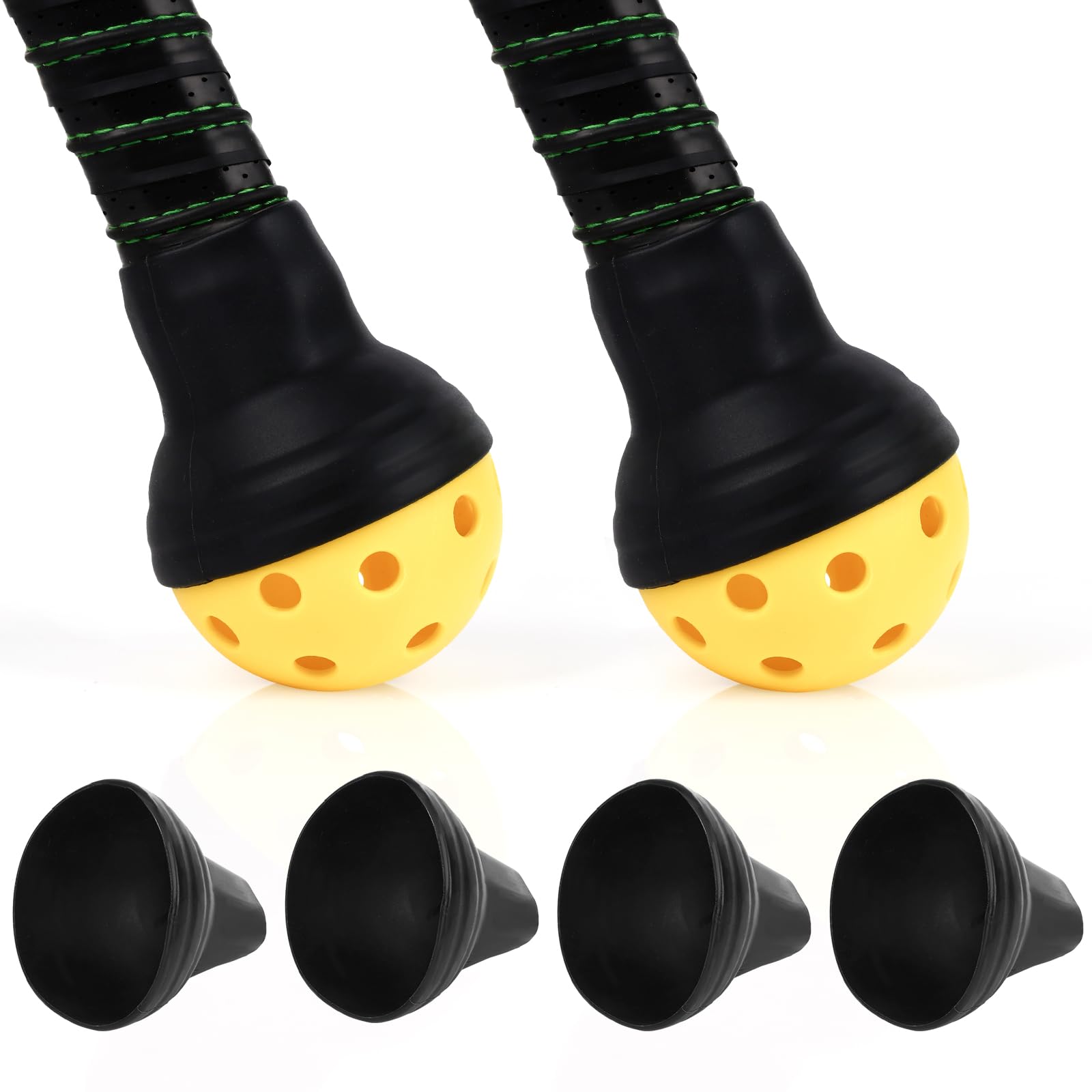 Suction Cup Pickleball 2-Pack Pickleball Ball Retrievers | Silicone ...