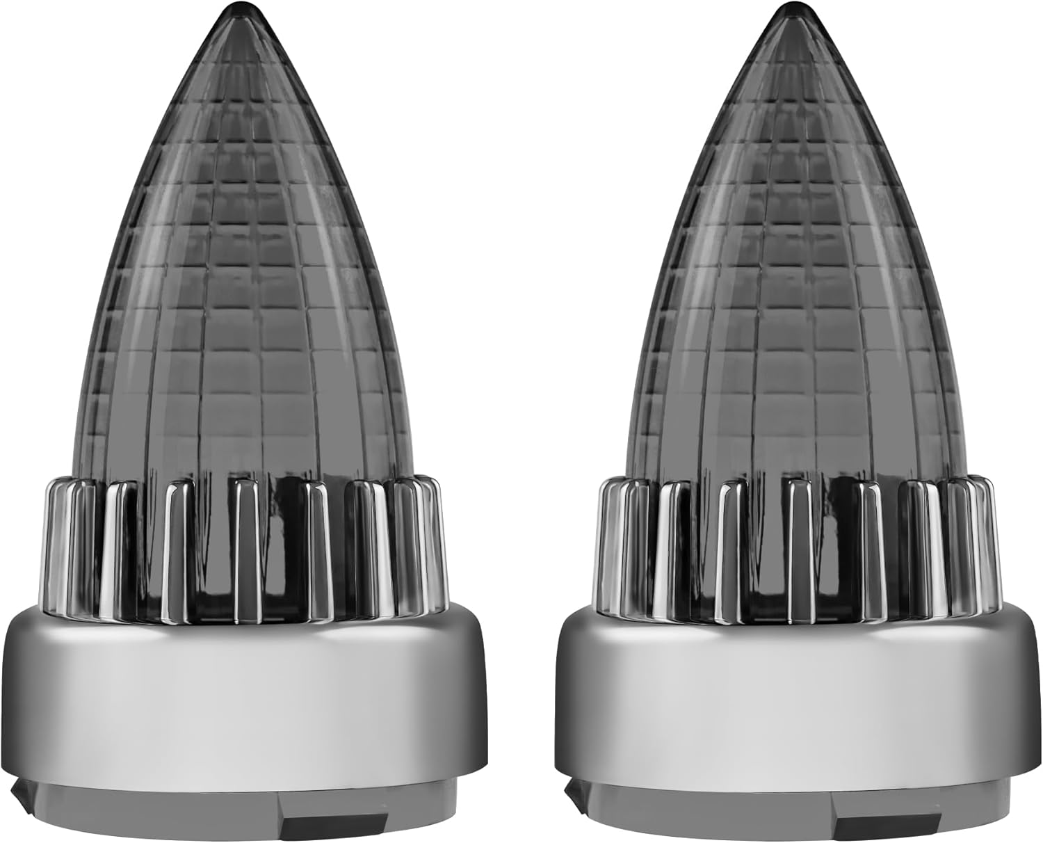 FATECIM 2" Turn Signal Light Covers Supersonic Replacement Smoke Lenses ...