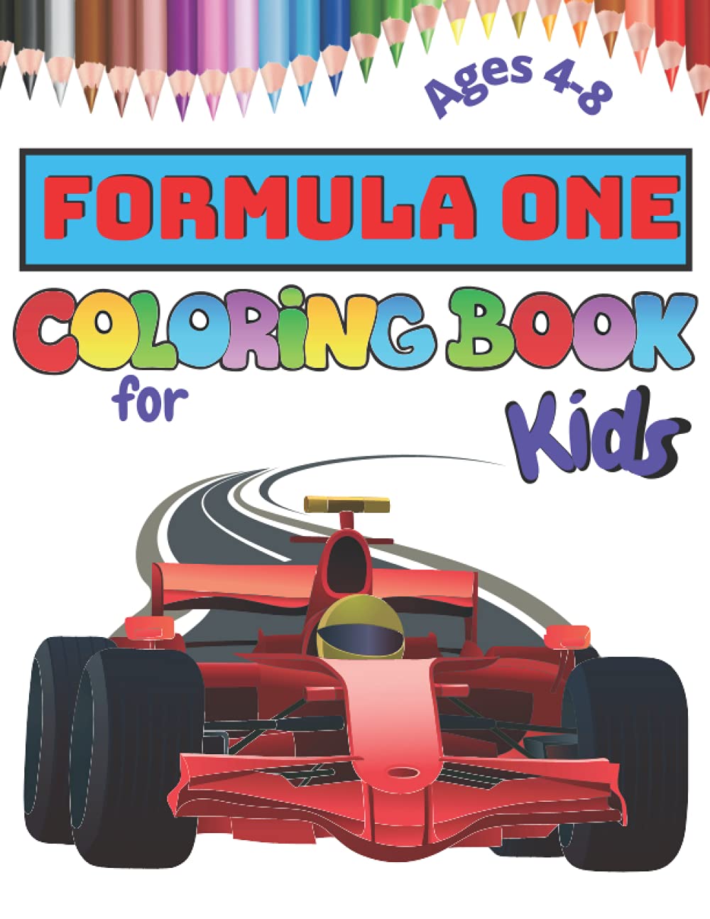 Formula One Coloring Book F1 Sport Racing Cars Colouring Pages ...