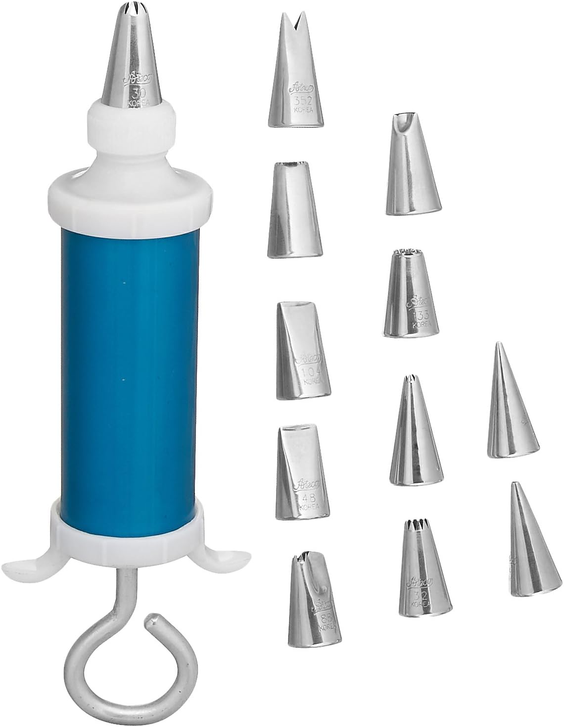 Amazon.com: Ateco 13-Pc Decorating Set w/Syringe: Cake Decorating: Home ...