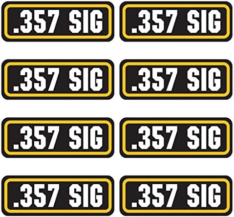 Amazon.com: 357 SIG Ammo Stickers Vinyl Decals for Ammo Cans Metal ...
