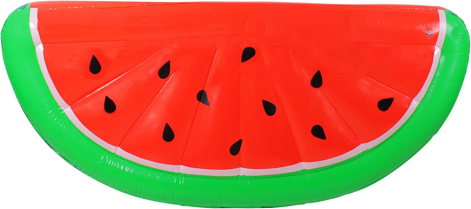 Amazon.com: Inflatable Jumbo Watermelon Slice Lounge Pool Float - 5.75 ...