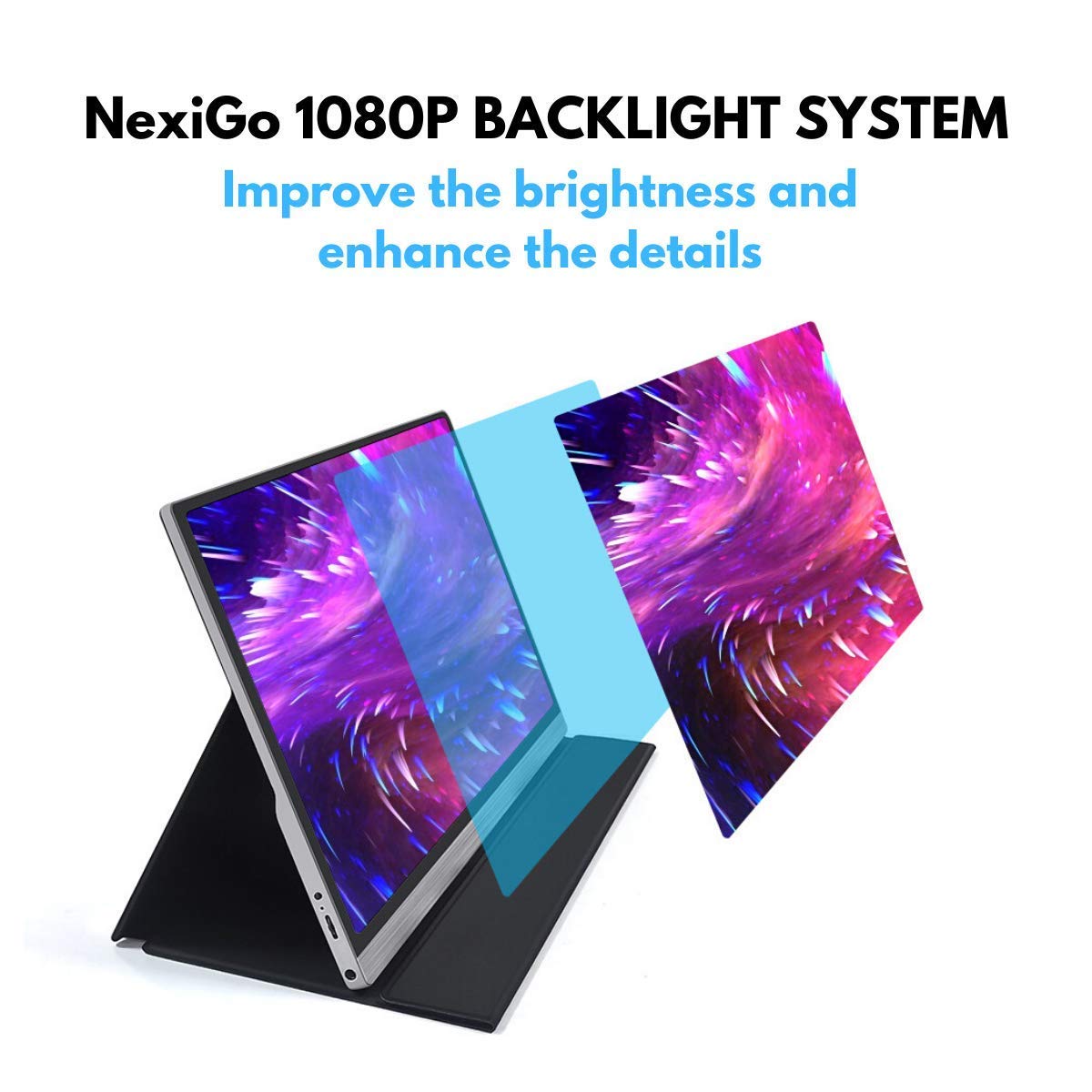 Snapklik.com : NexiGo Portable Monitor - 15.6 Inch Full HD 1080P IPS ...
