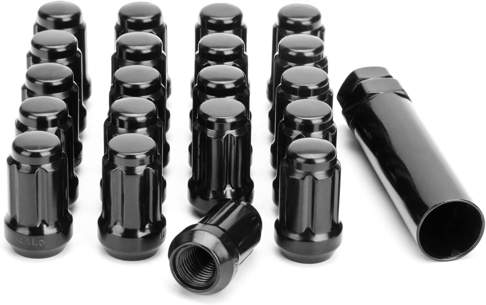 Amazon.com: White Knight 1/2"-20 Thread Lug Nuts for Aftermarket or ...