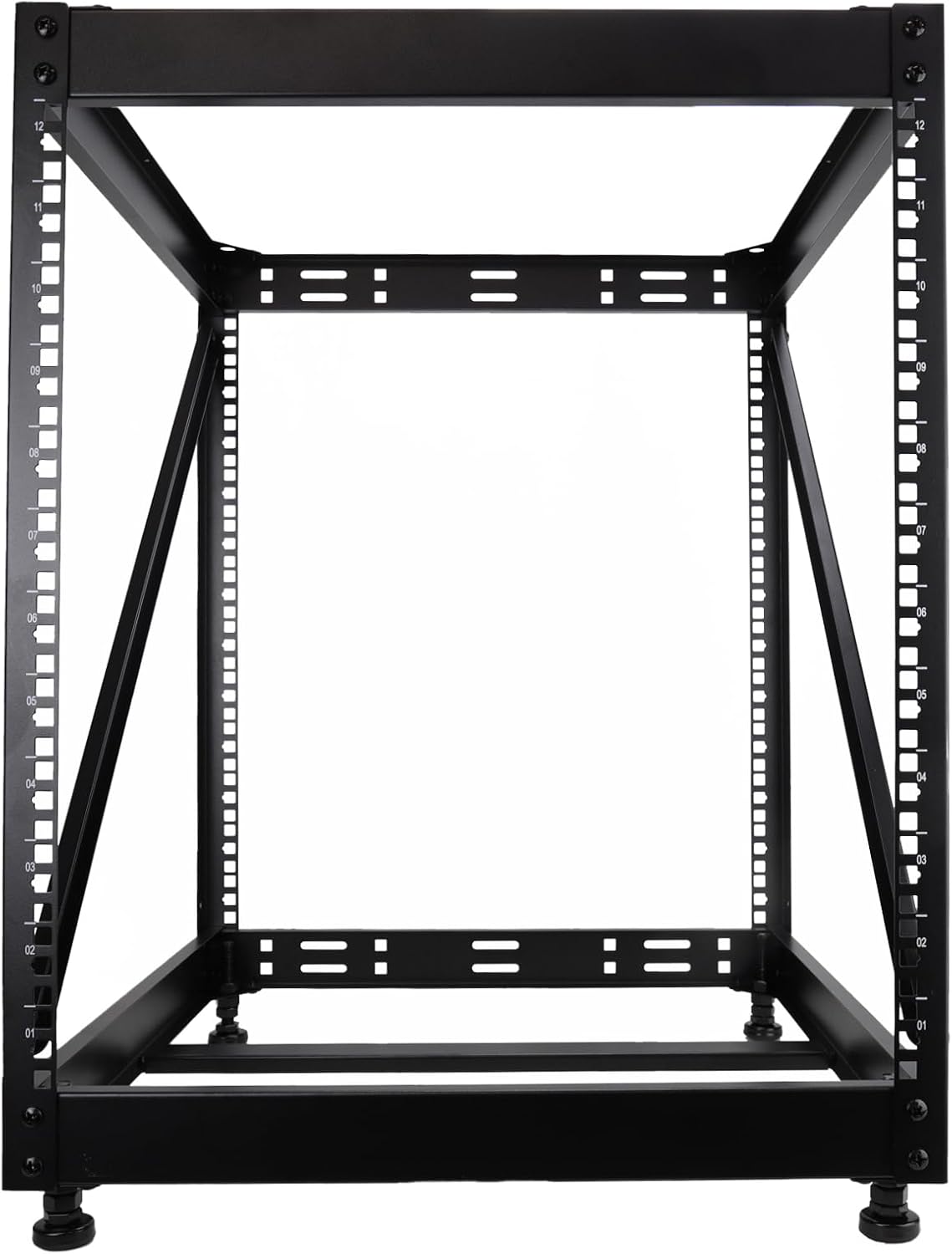 kenable 19 inch Open Rack 12U Frame Data Cabinet PDU/Network/Panel ...