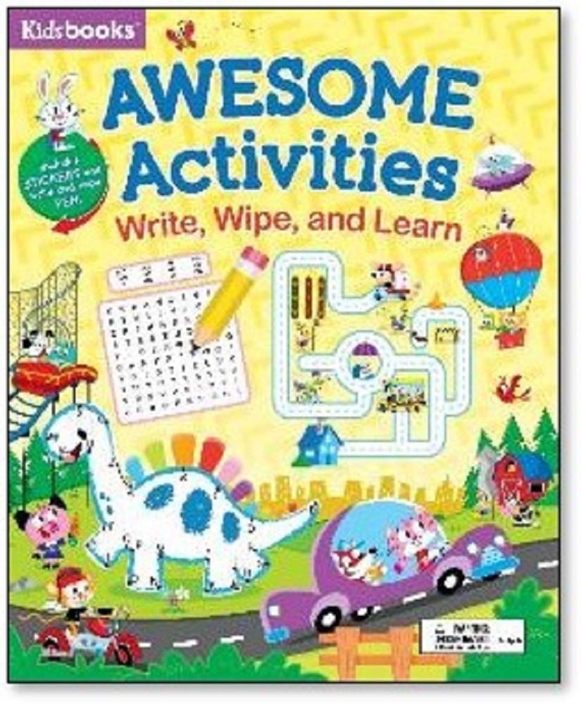Awesome Activities: Write, Wipe, and Learn-Hours of Brain-Teasing ...