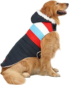 Amazon.com : HDE Dog Puffer Jacket Fleece Lined Warm Dog Parka Winter ...