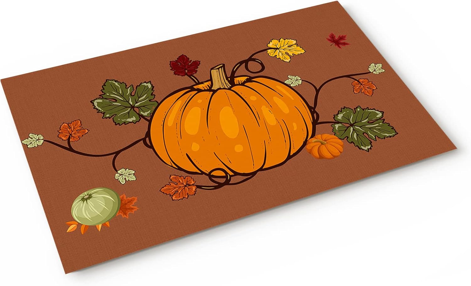 Amazon.com: Thanksgiving Door Mat, Fall Pumpkin Door Mat, Floor Mats 18x30in Welcome Matt for ...