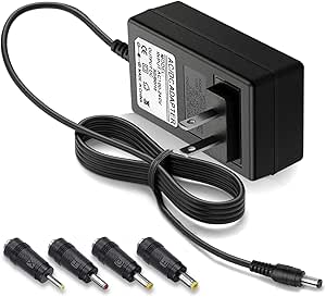 Amazon.com: 24V or 25.2V DC Massage Gun Power Adapter Compatible with ...