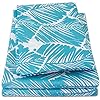 Amazon.com: 1500 Supreme Collection Extra Soft Tropical Leaf Teal ...